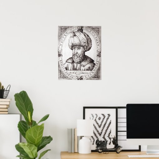 Portrait of Suleiman the Magnificent Poster | Zazzle