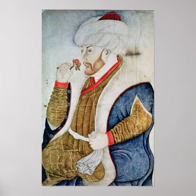 Portrait of Sultan Mehmet II Poster | Zazzle