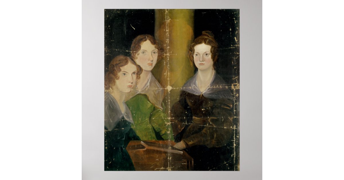 Portrait of the Bronte Sisters, c.1834 Poster | Zazzle