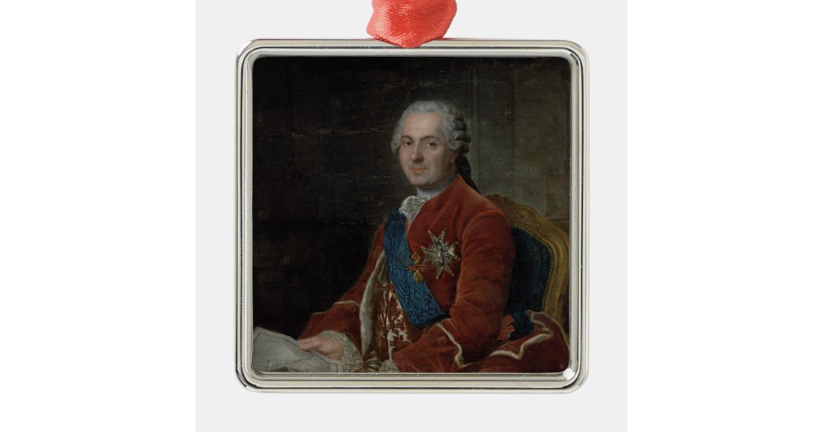 Portrait of the Dauphin Louis de France Metal Ornament | Zazzle