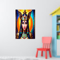 Portrait of the Egyptian Goddess Hathor | AI Art P Poster | Zazzle