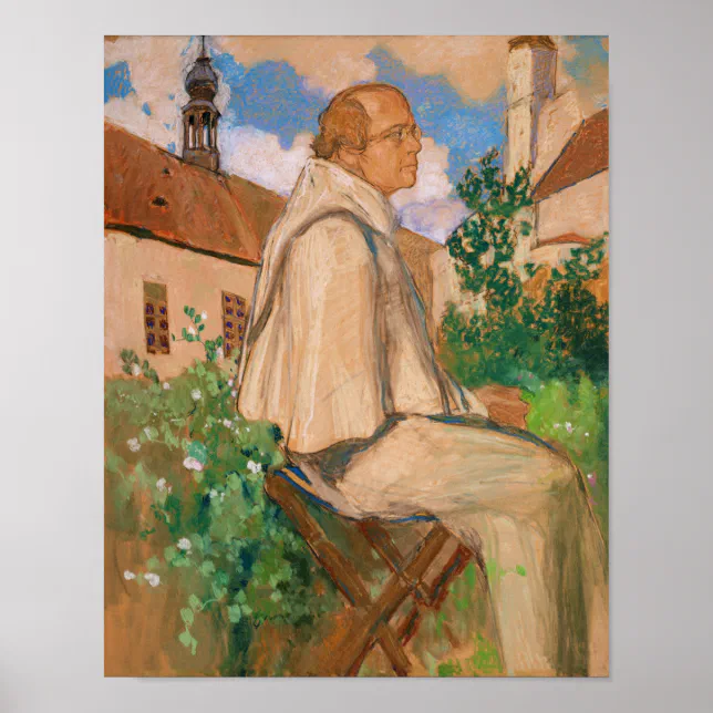 Portrait of the geneticist Johann Gregor Poster | Zazzle