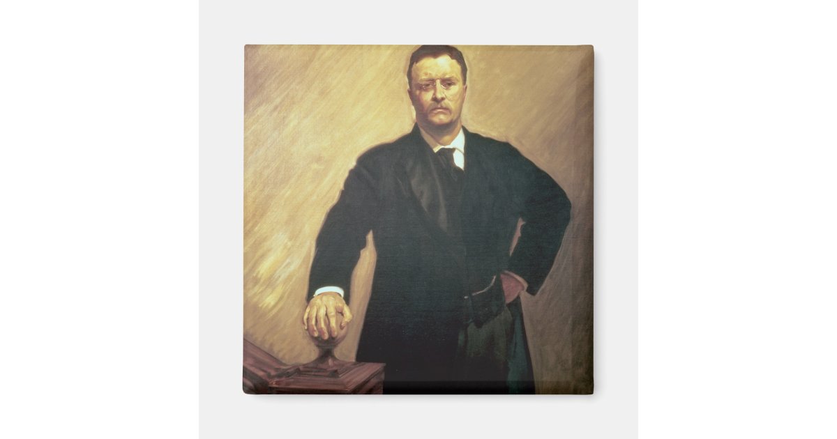 Portrait of Theodore Roosevelt Magnet | Zazzle