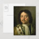 Portrait of Tsar Peter I the Great 1772 Postcard | Zazzle