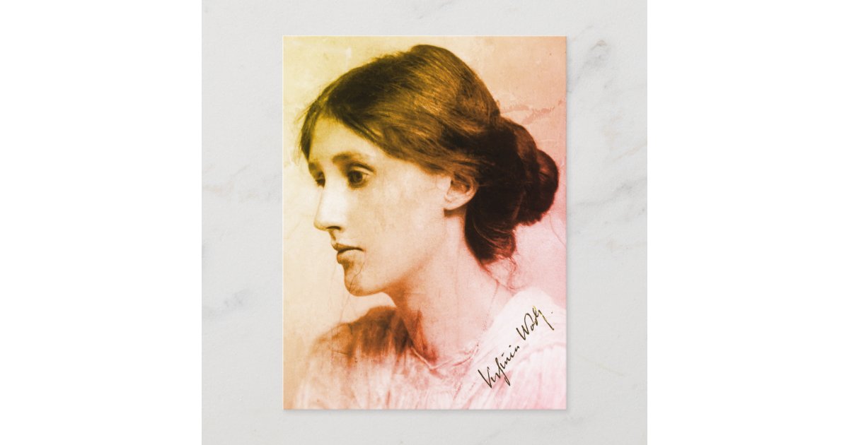 Portrait of Virginia Woolf (1902) Postcard | Zazzle