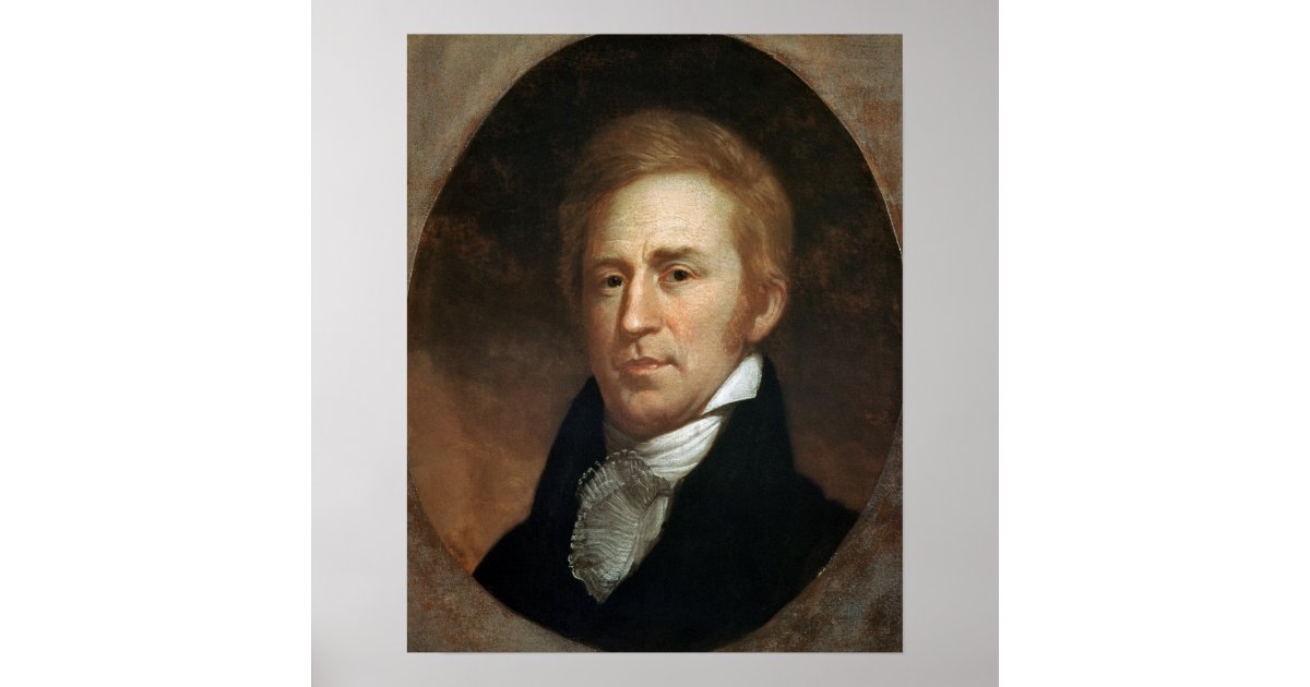Portrait of William Clark, c.1807 Poster | Zazzle