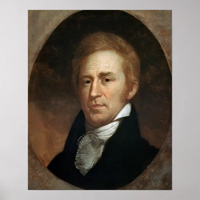 Portrait of William Clark, c.1807 Poster | Zazzle