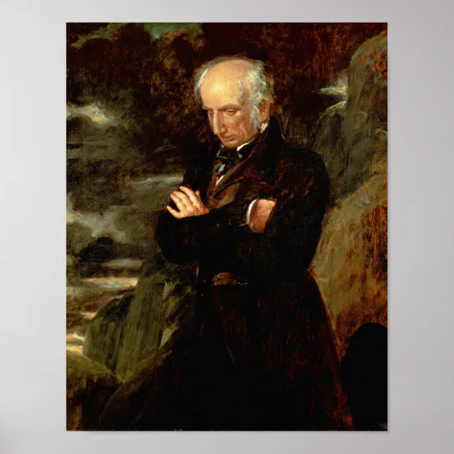 Portrait of William Wordsworth 1842 Poster | Zazzle