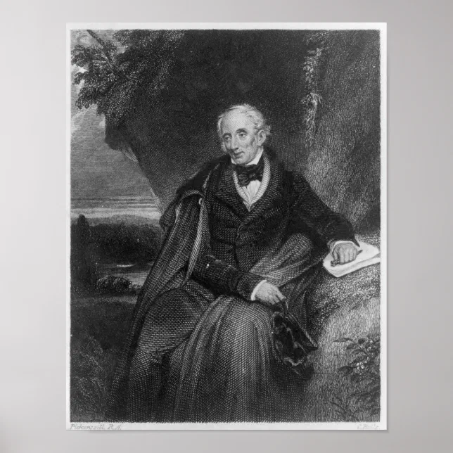 Portrait of William Wordsworth Poster | Zazzle