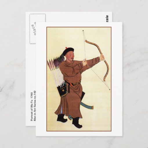 Portrait of Wu Fu Postcard | Zazzle