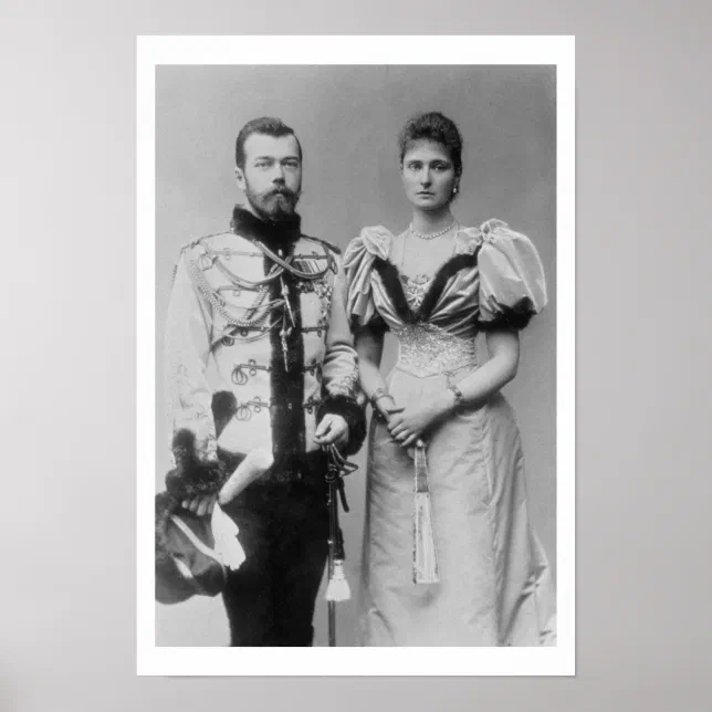 Portrait photograph of Tsar Nicholas II (1868-1918 Poster | Zazzle