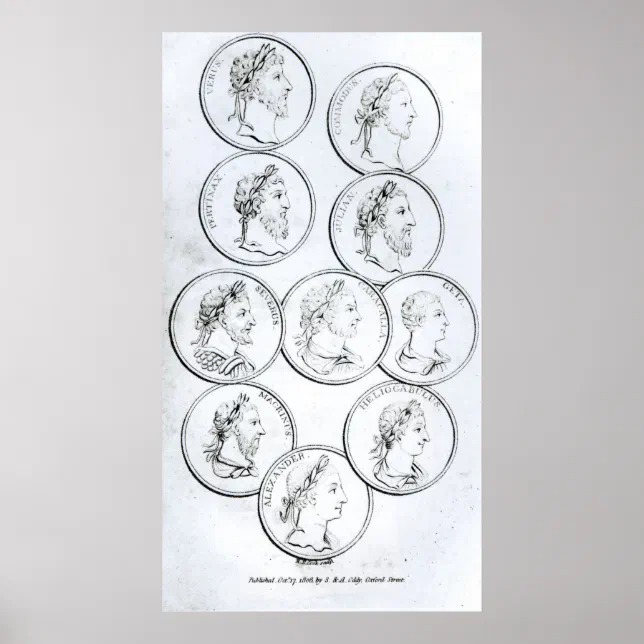 Portraits of Roman Emperors Poster | Zazzle