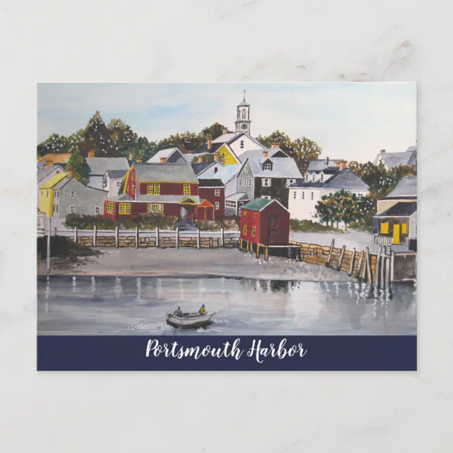 Portsmouth Harbour, New Hampshire Postcard | Zazzle