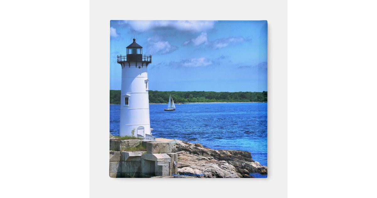 Portsmouth Lighthouse-Magnet Magnet | Zazzle