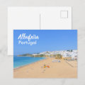 Portugal Albufeira Beach in the Algarve Postcard | Zazzle