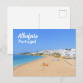 Portugal Albufeira Beach in the Algarve Postcard | Zazzle