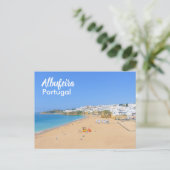 Portugal Albufeira Beach in the Algarve Postcard | Zazzle