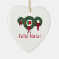 Portugal Christmas 2 Ceramic Ornament | Zazzle