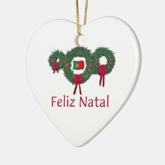 Portugal Christmas 2 Ceramic Ornament | Zazzle