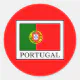 Portugal Classic Round Sticker | Zazzle