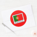 Portugal Classic Round Sticker | Zazzle