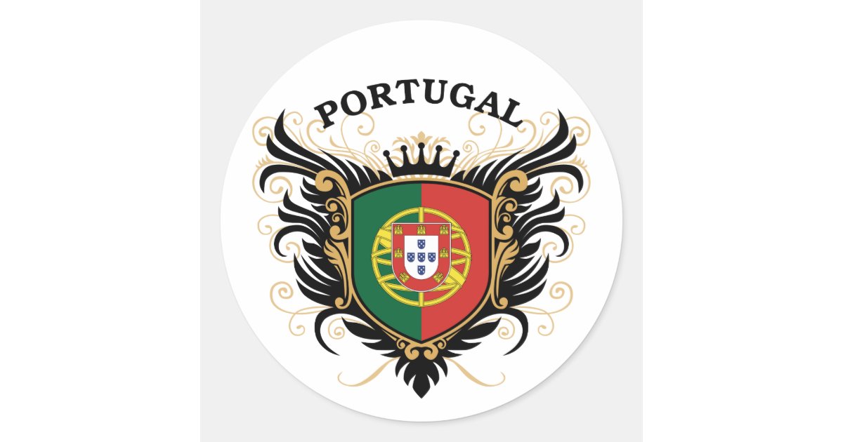 Portugal Classic Round Sticker | Zazzle