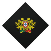 Portugal coat of arms graduation cap topper | Zazzle