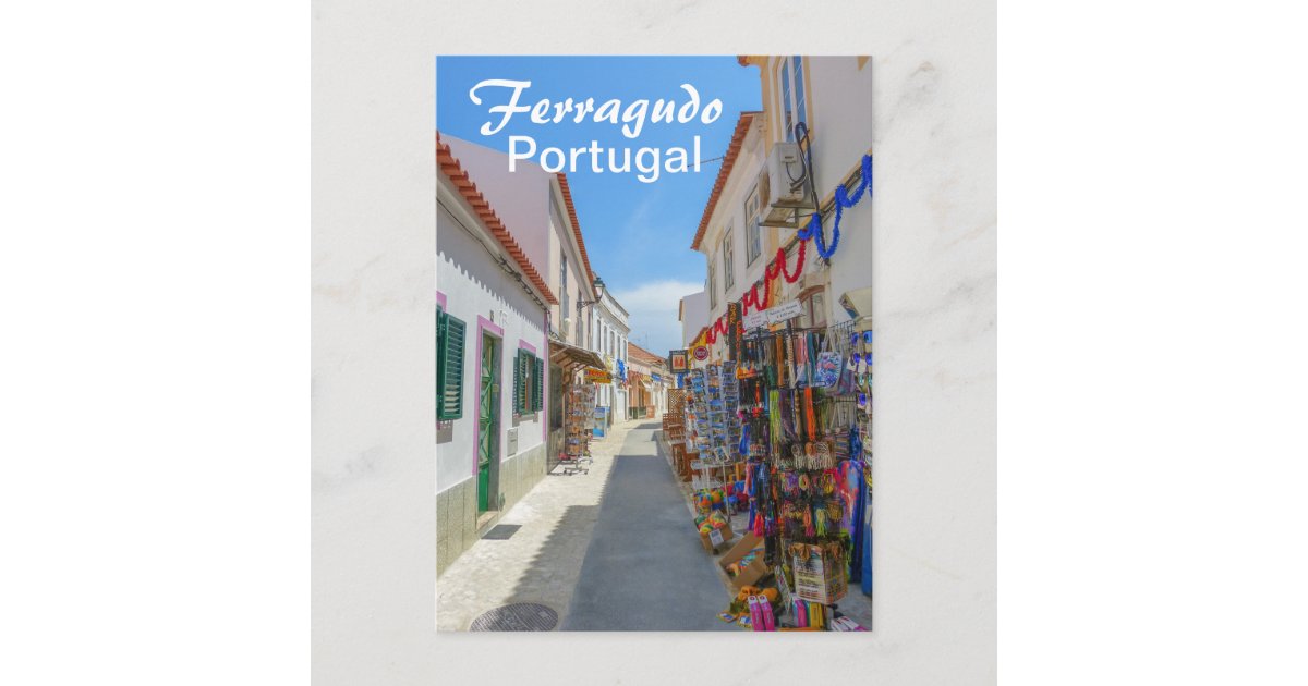 Portugal Ferragudo in the Algarve Postcard | Zazzle