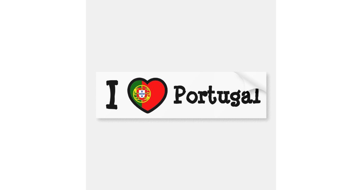 Portugal Flag Bumper Sticker | Zazzle