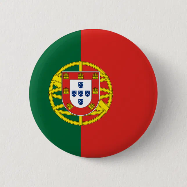 Portugal flag button | Zazzle