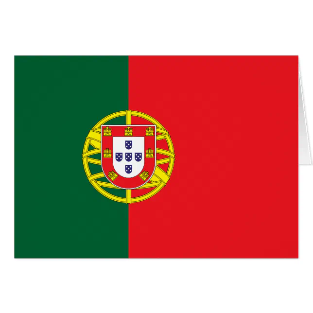 Portugal Flag Cards | Zazzle
