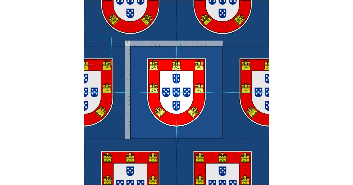 Portugal flag fabric | Zazzle.com