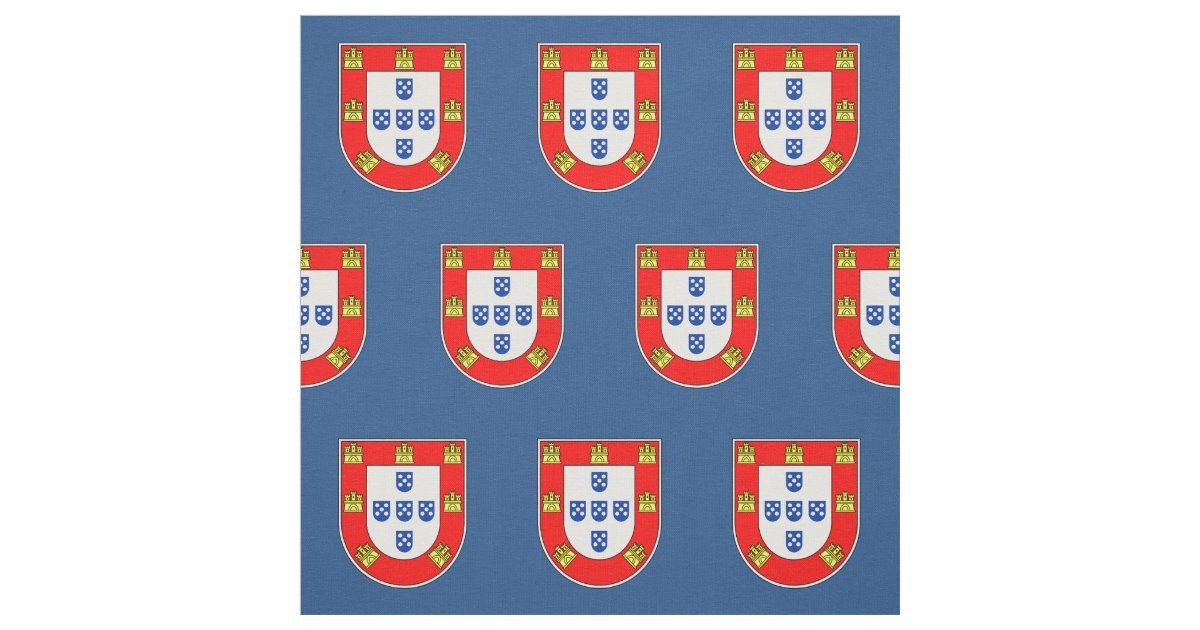 Portugal flag fabric | Zazzle.com