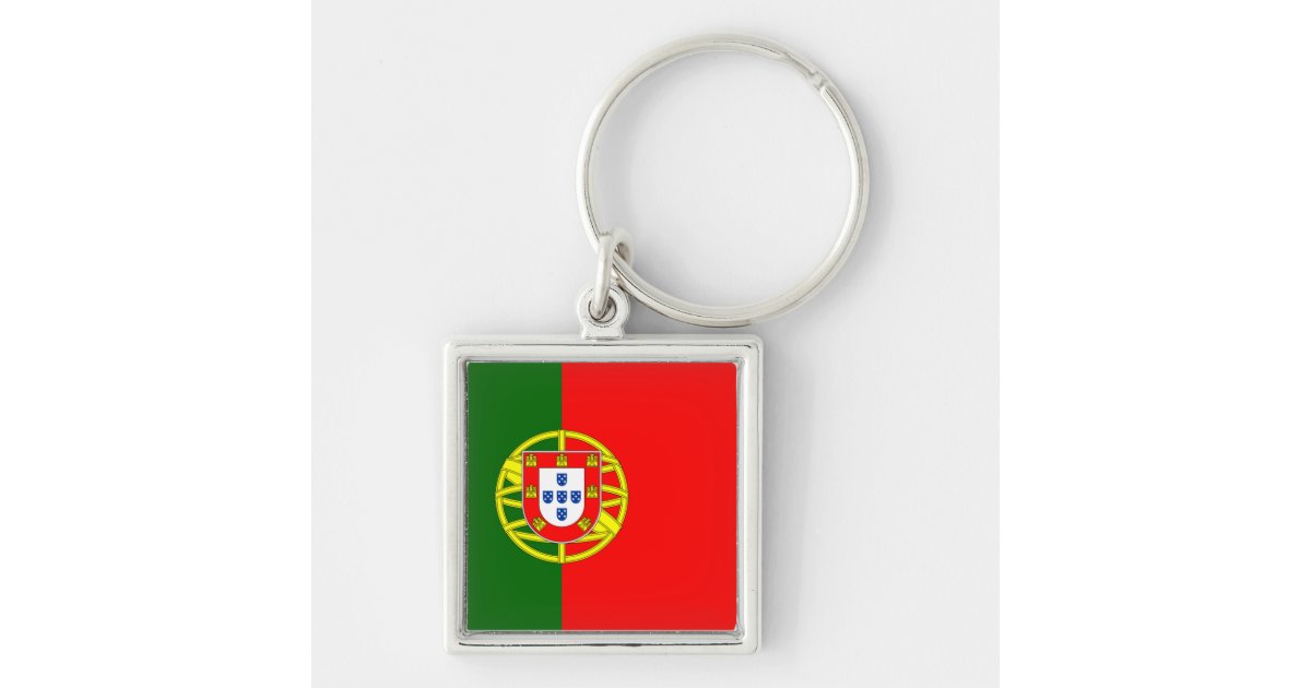Portugal Flag Keychain | Zazzle