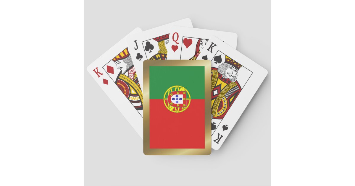 Portugal Flag Playing Cards | Zazzle
