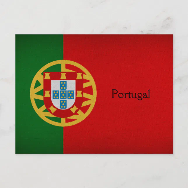 Portugal Flag Postcard | Zazzle
