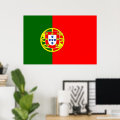 Portugal flag Print, Value Poster Paper (Matte) | Zazzle
