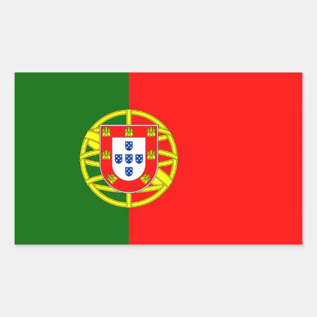 Portugal flag Stickers | Zazzle