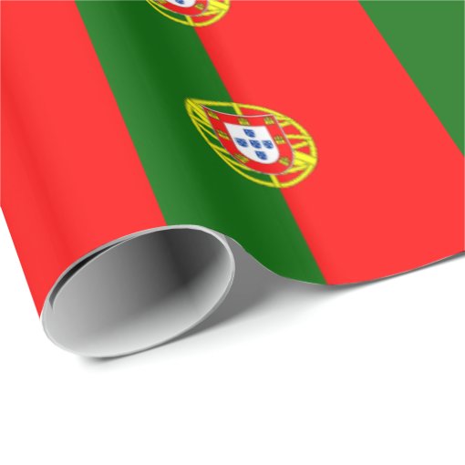 Portugal Flag Wrapping Paper | Zazzle
