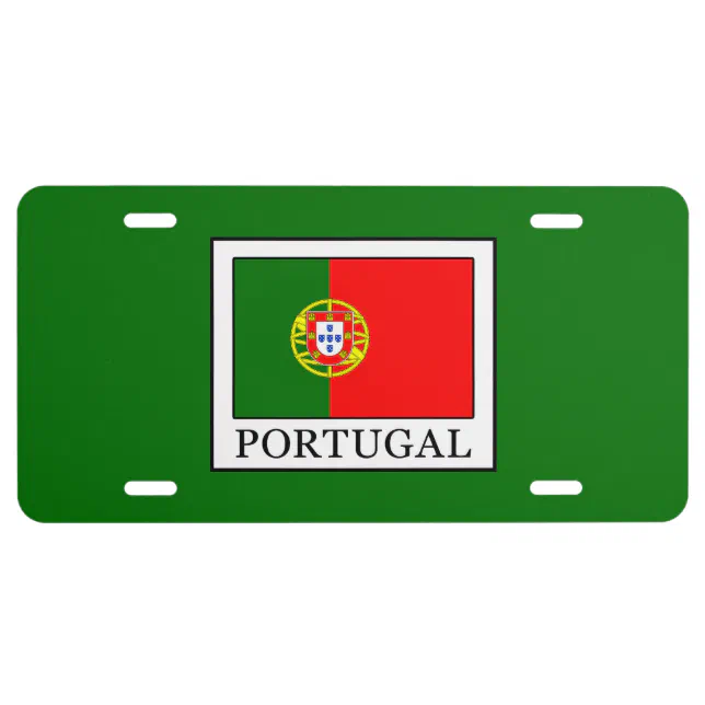 Portugal License Plate | Zazzle