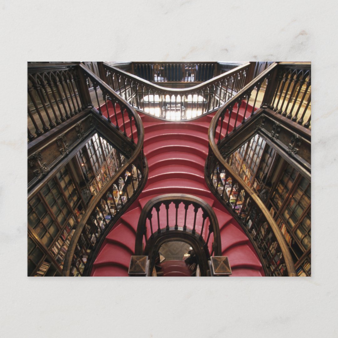 Portugal, Oporto (Porto). Stairs in historic Postcard | Zazzle
