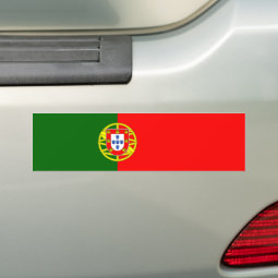 Portugal/Portuguese Flag Bumper Sticker | Zazzle