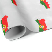 Portugal Portuguese Flag Map Wrapping Paper | Zazzle