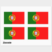 Portugal/Portuguese Flag Rectangular Sticker | Zazzle