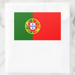 Portugal/Portuguese Flag Rectangular Sticker | Zazzle