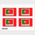 Portugal Rectangular Sticker | Zazzle