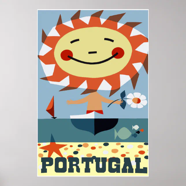 Portugal, Travel Poster | Zazzle