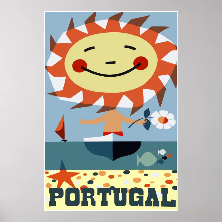 Portugal, Travel Poster | Zazzle