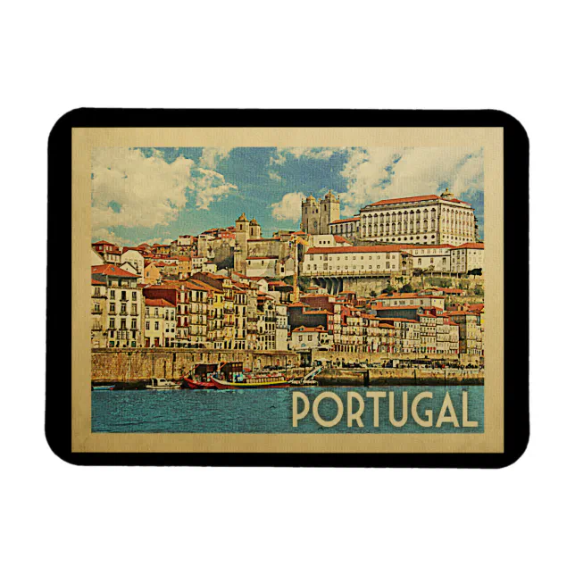 Portugal Vintage Travel Magnet | Zazzle