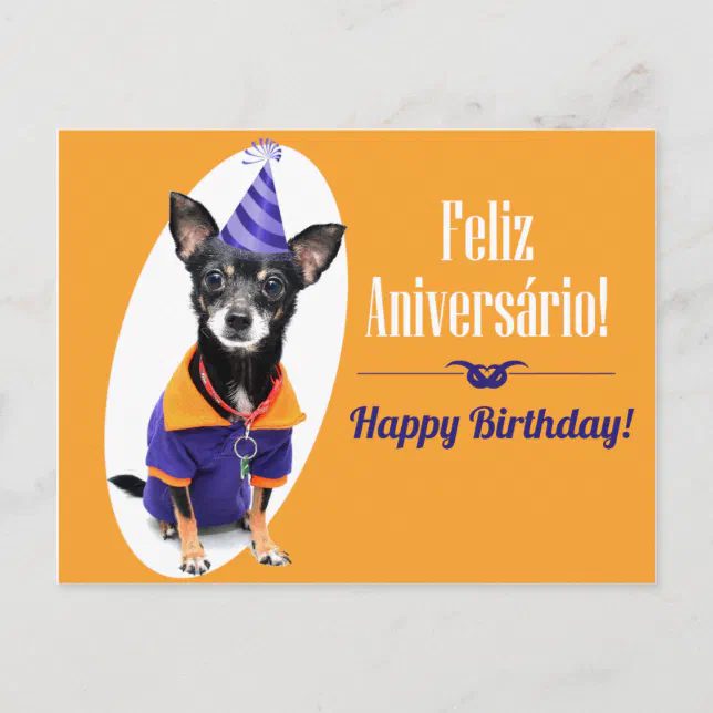 Portuguese Birthday card | Zazzle